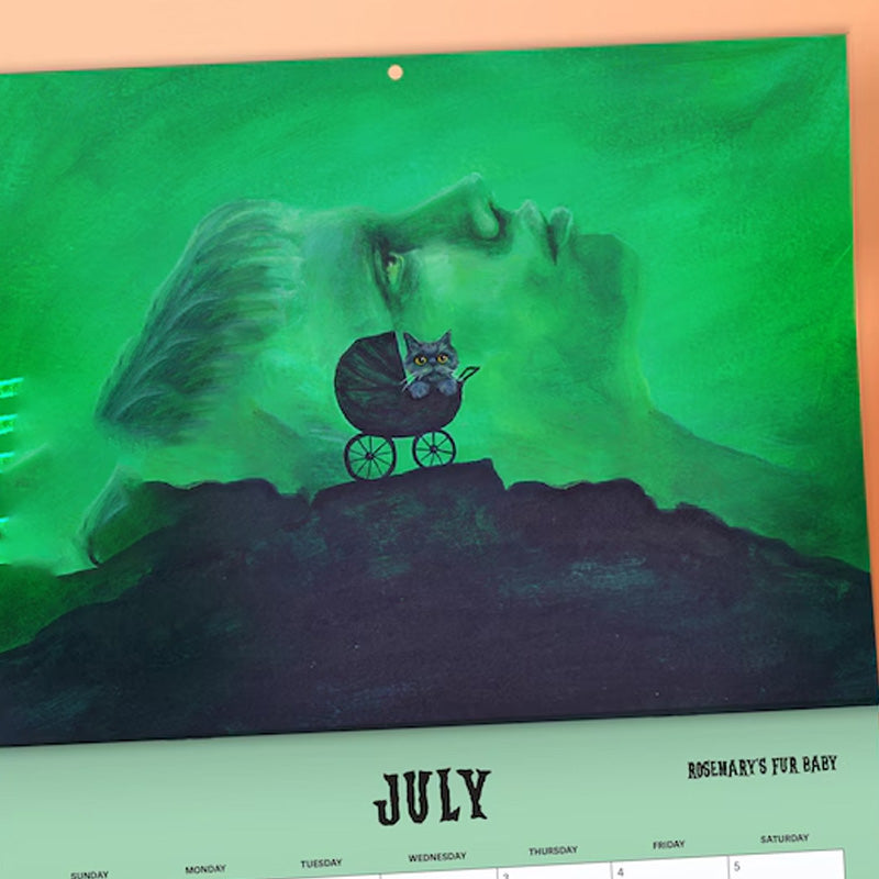 Scaredy Cats 2025 Monthly Calendar – gohomie